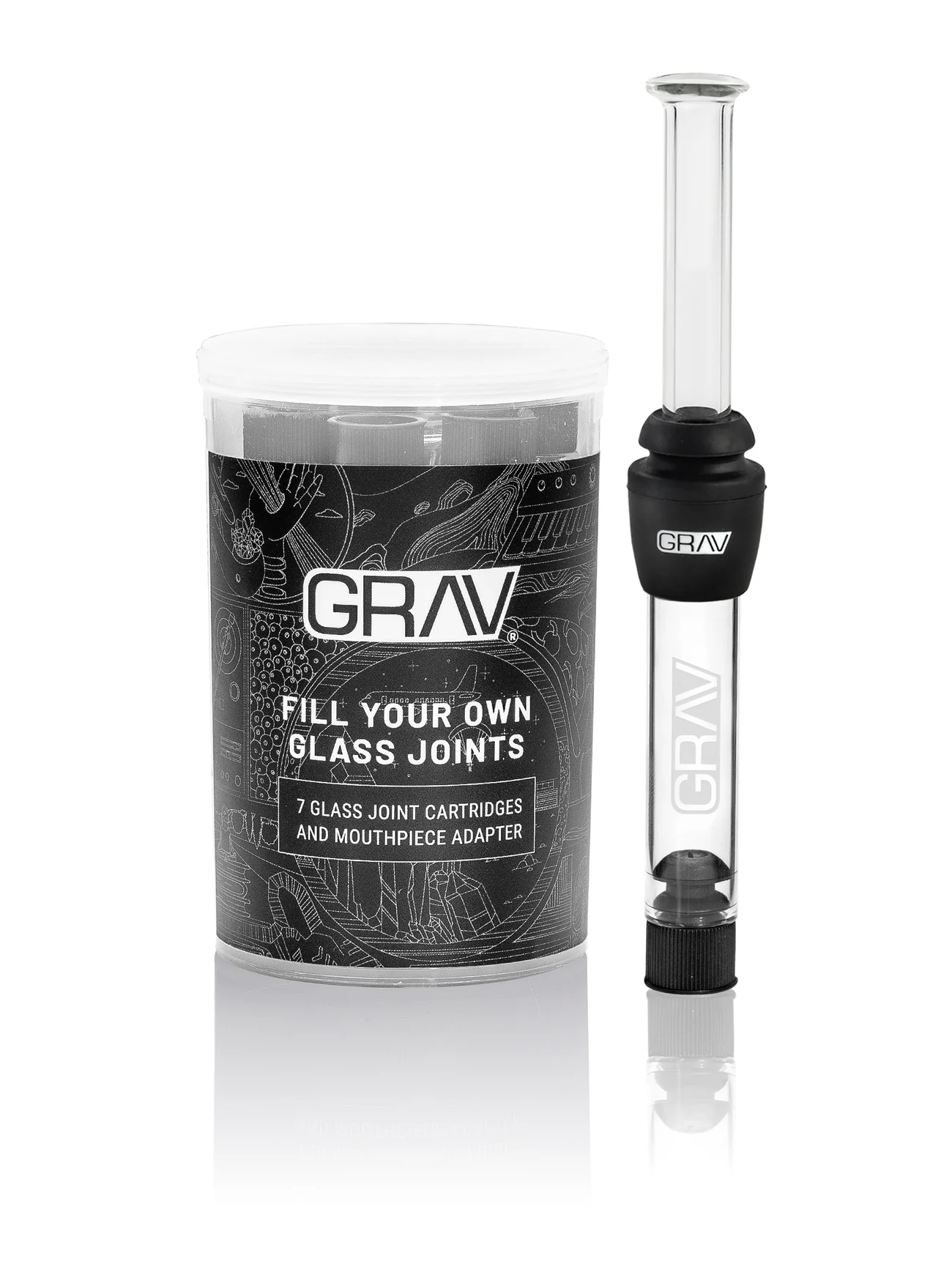 Grav® Fill Your Own Glass Joints 7 Pack